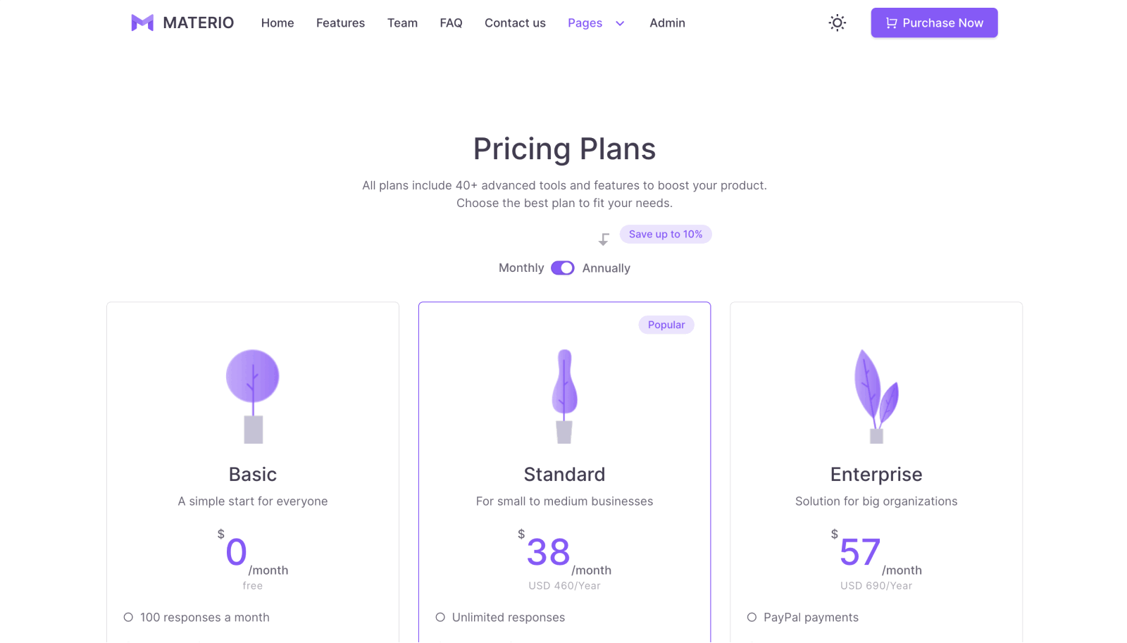 Materio Vuetify Vuejs 3 Admin Template