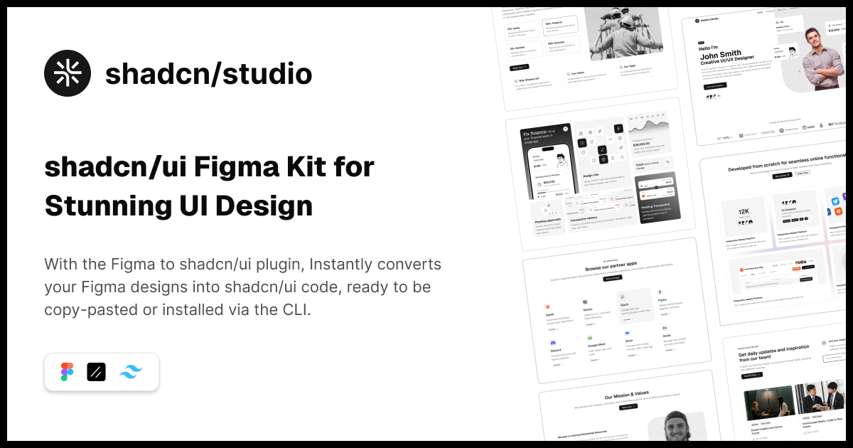 Shadcn Figma Design System - Shadcn Studio