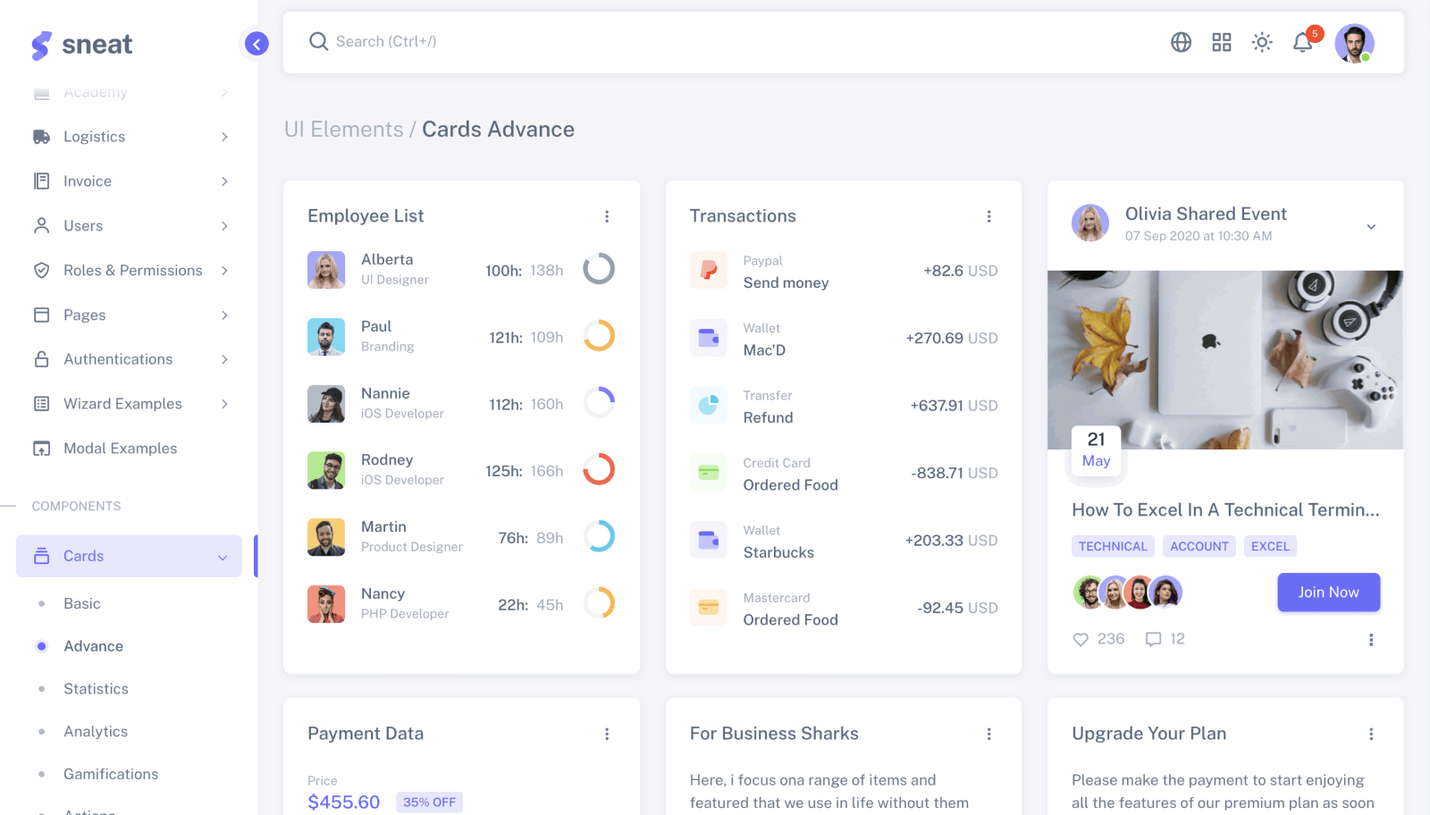 Sneat Mui Next Js Admin Template